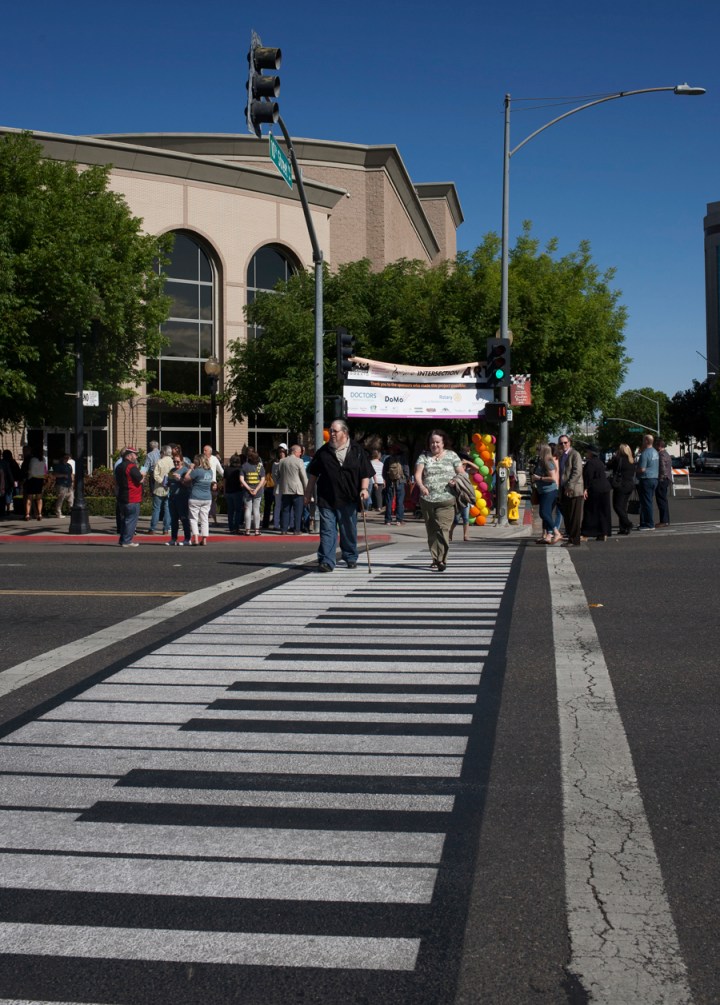 Downtown Modesto Ups its Crosswalk Game - Streetsblog California
