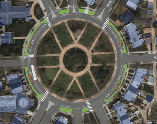 In D.C., a One-Week Pilot Tests a Traffic Circle Redesign - Streetsblog ...