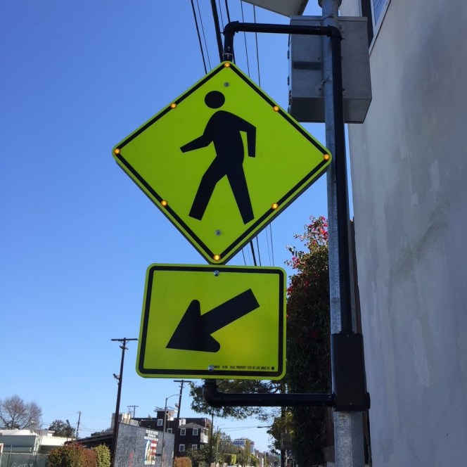 LADOT Installs New Flashing Signage at Deadly Venice Crosswalk ...