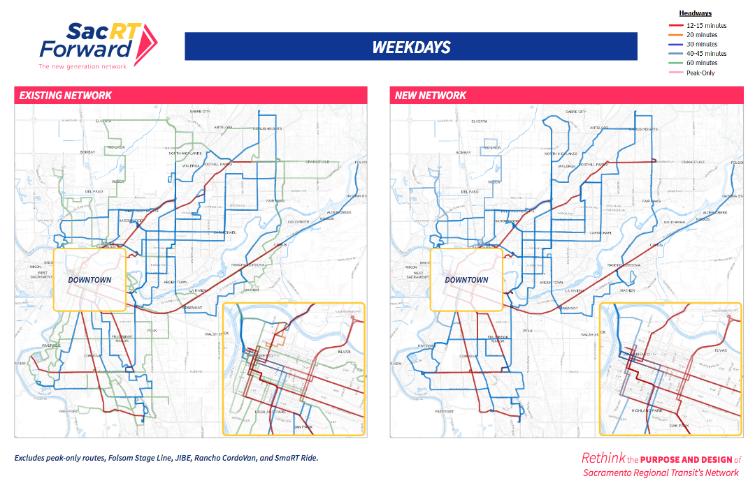 Sacramento Is Reworking its Bus Network - Streetsblog California