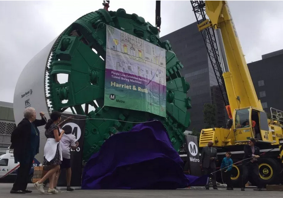 Metro Introduces Purple Line Extension Section 2 Tunneling Machines ...