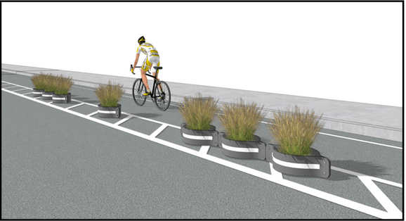 Protected Bike Lanes that Any City Can Afford - Streetsblog California