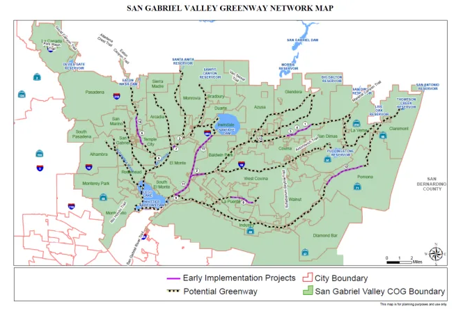 County Developing Plan to Add 138-miles of Multi-Use Paths on SGV ...