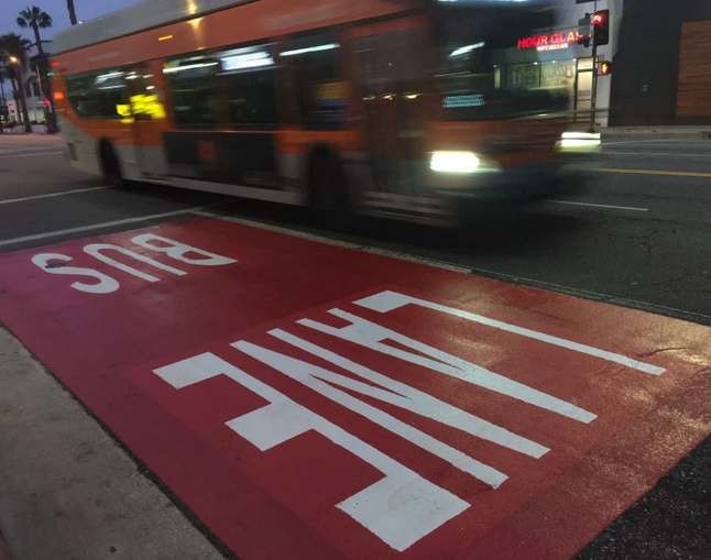 Bus Lane Updates: New Red Markings - New Lanes Delayed - Streetsblog ...