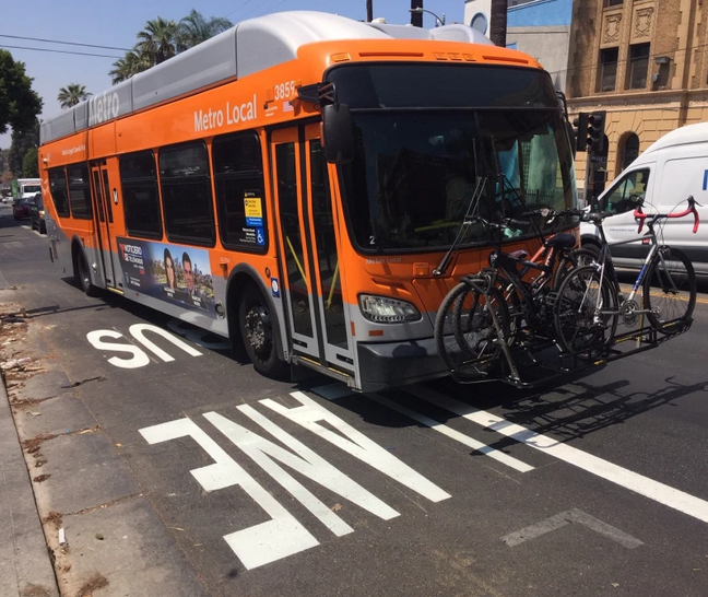 Eyes on the Street: New Bus Lanes on Alvarado Street - Streetsblog ...