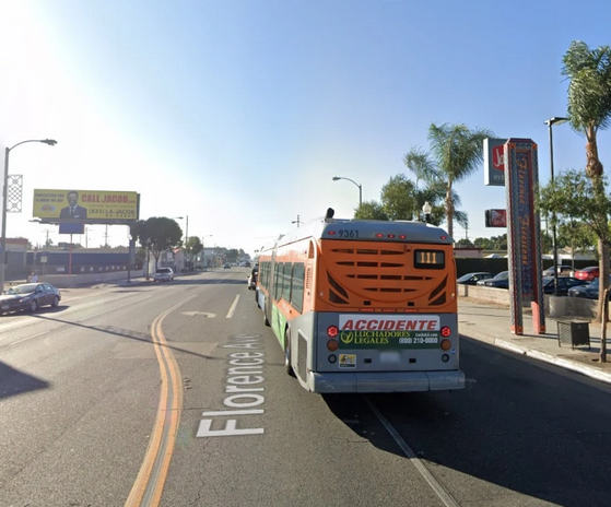 Metro and LADOT Planning Bus Lanes on Florence Avenue in South L.A ...
