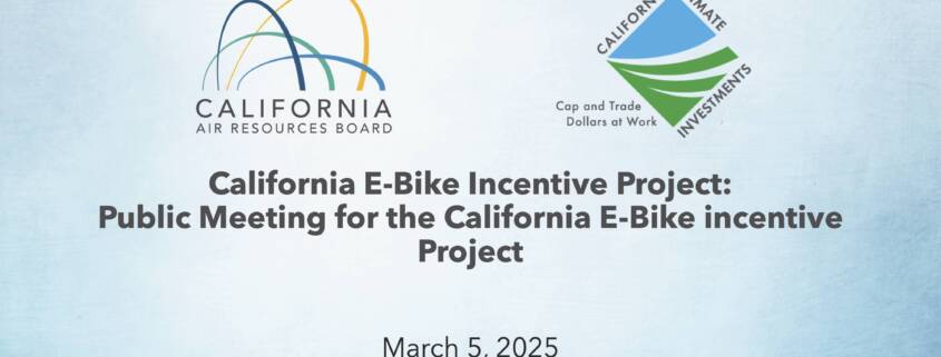 CARB Proposes Changes for E-Bike Incentive Project - Streetsblog California