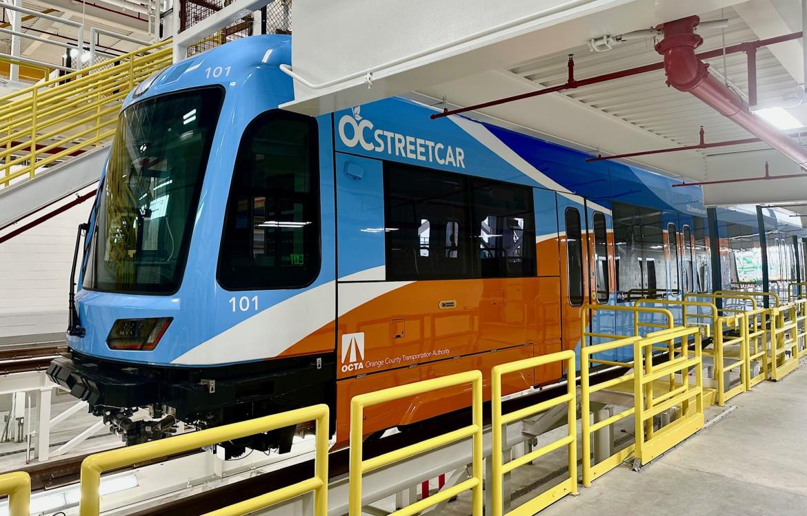 First OC Streetcar Arrives - Streetsblog California